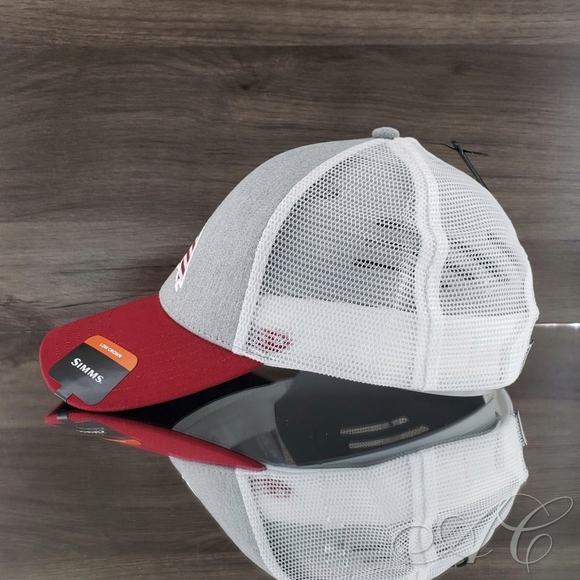 Simms | Accessories | Simms Hat Cap Snap Back Heather Grey Usa Catch ...